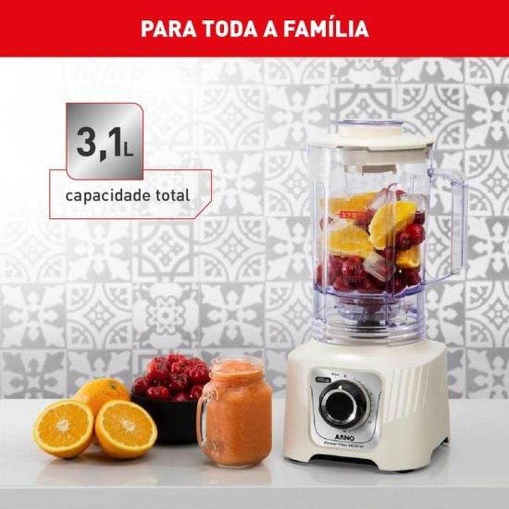 Liquidificador Arno Power Max 1400w Marfim 110v - Carrefour