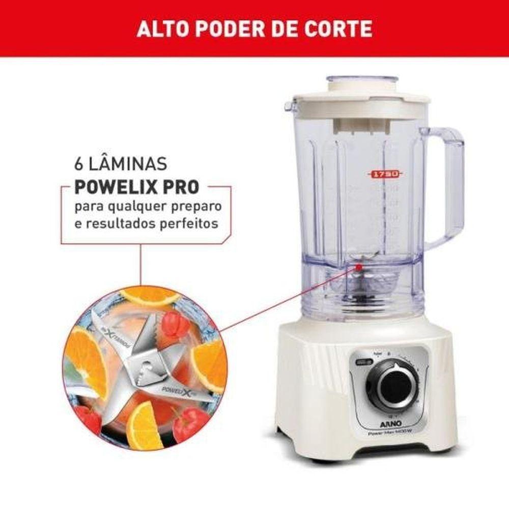 Liquidificador Arno Power Max 1400w Marfim 110v - Carrefour