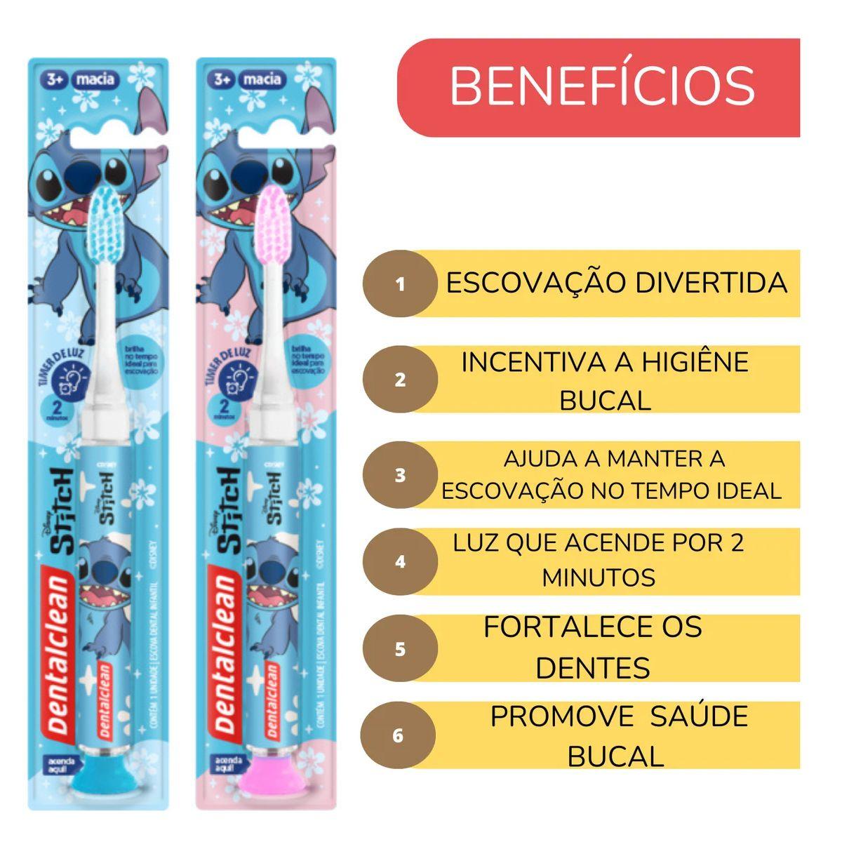 Escova Timer Light + Gel Dental + Spray Stitch -dentalclean - Carrefour