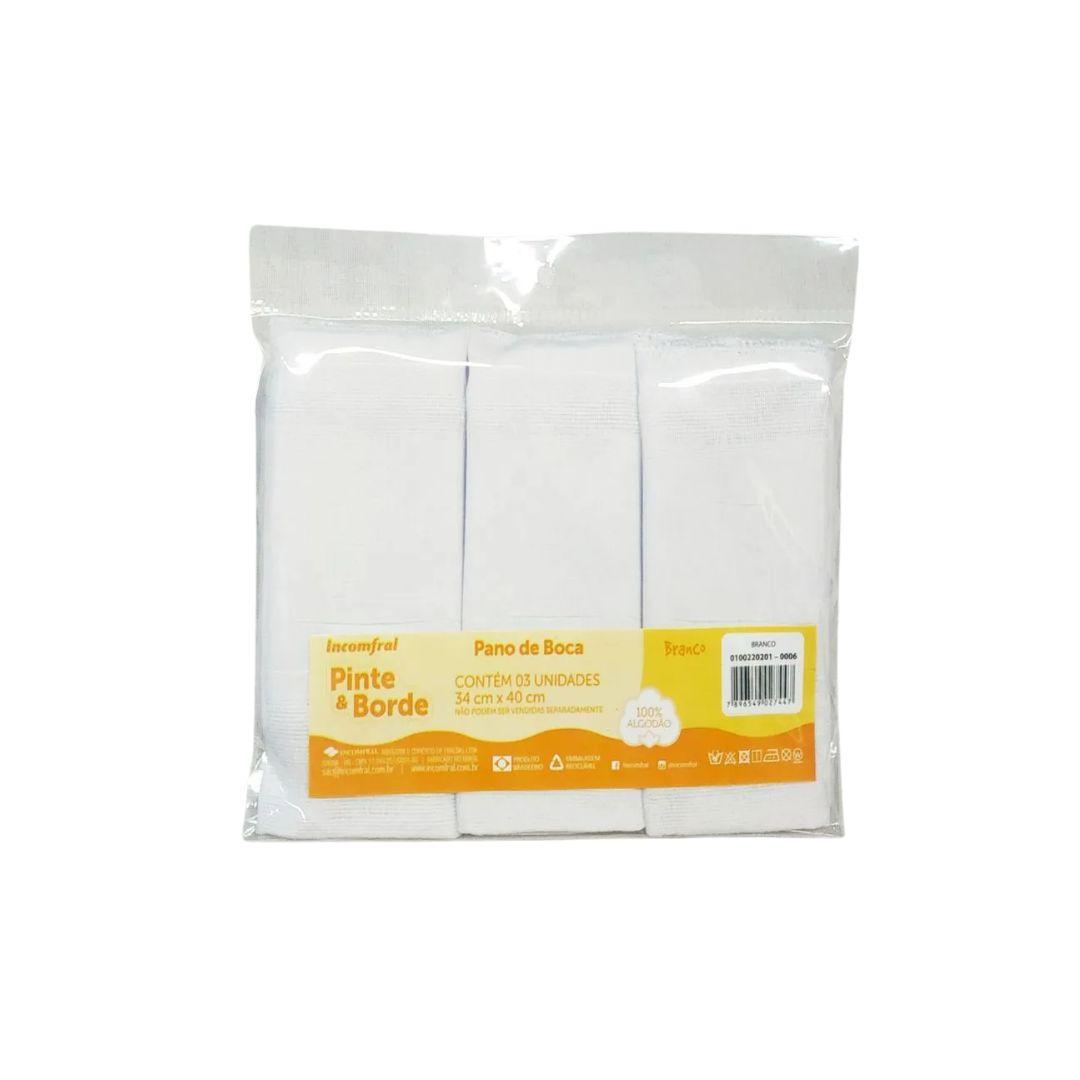 Kit Pano De Boca Bebe Pinte E Borde Incomfral C/9 Panos - Carrefour