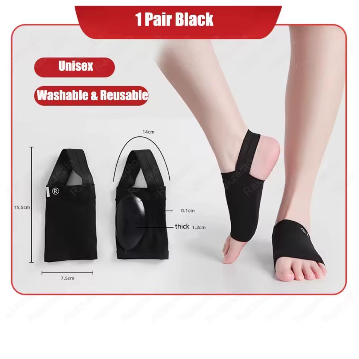 Meia C Palmilha Silicone Fascite Plantar Desconforto Preto - Carrefour