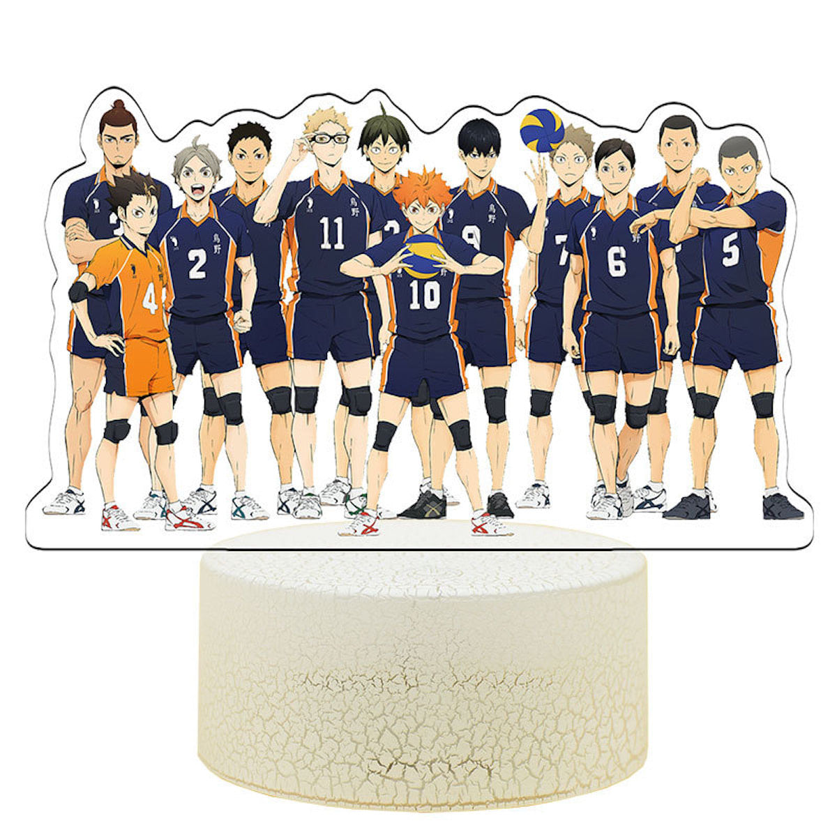 Lâmpada De Ilusão 3D Night Light Haikyuus Anime Decor - Carrefour