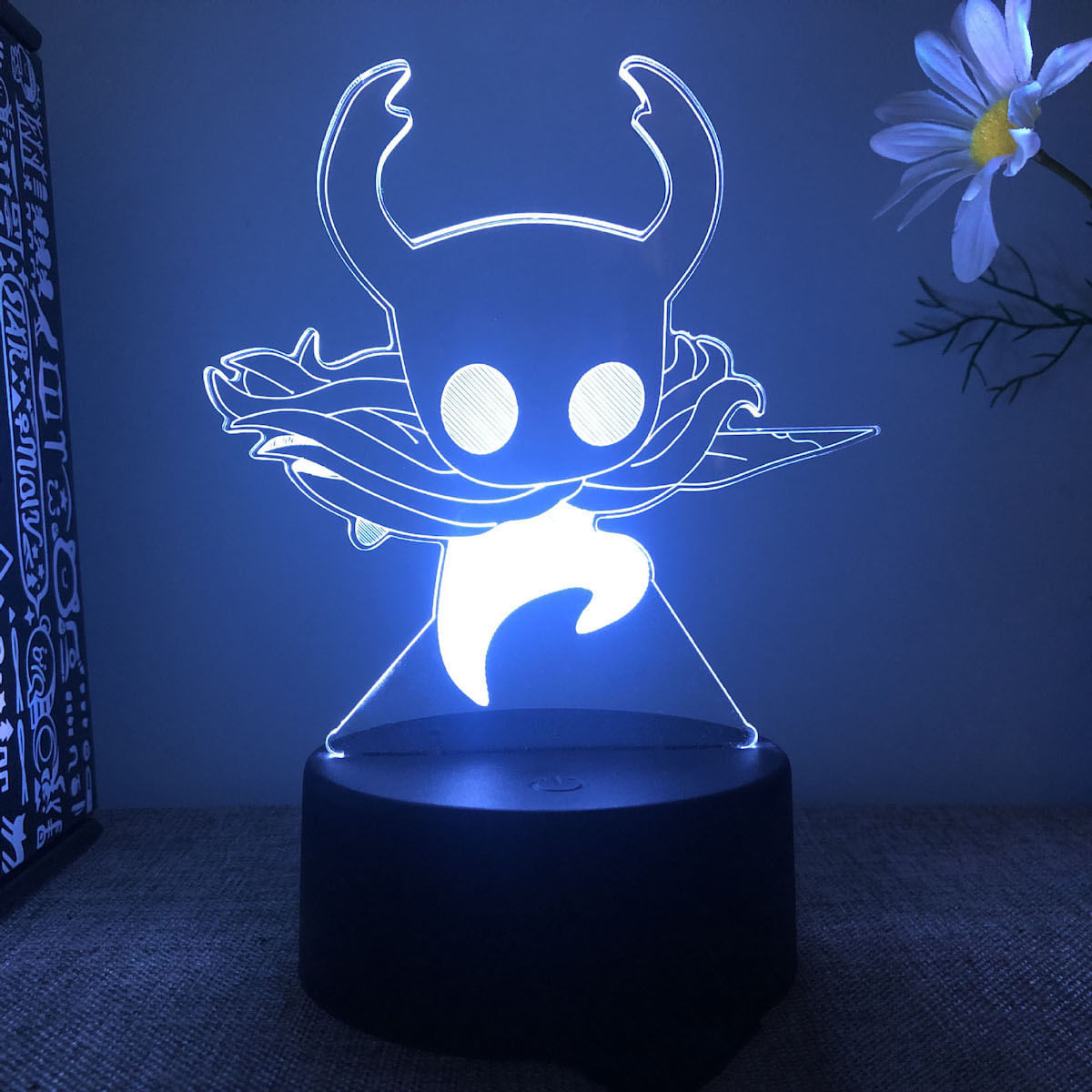 Lâmpada De Ilusão Led 3d Night Light Hollows Knights Anime - Carrefour