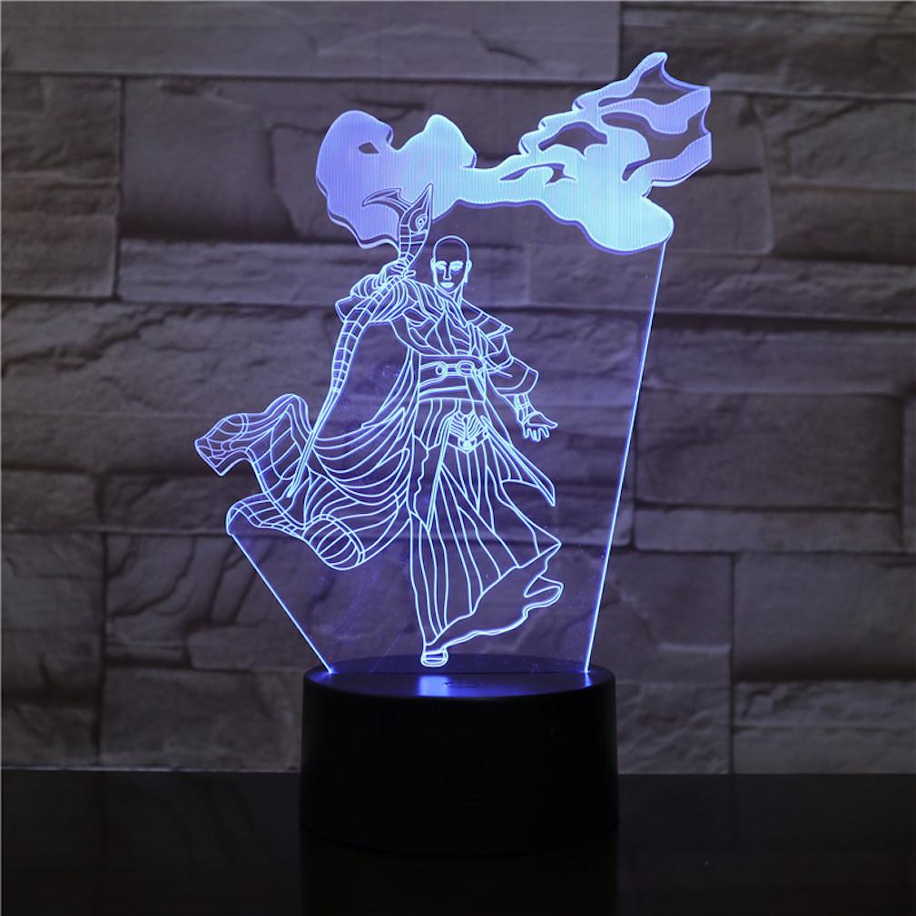 Lâmpada De Ilusão Led 3D Night Light Ancient One Com Mudança De Cores ...