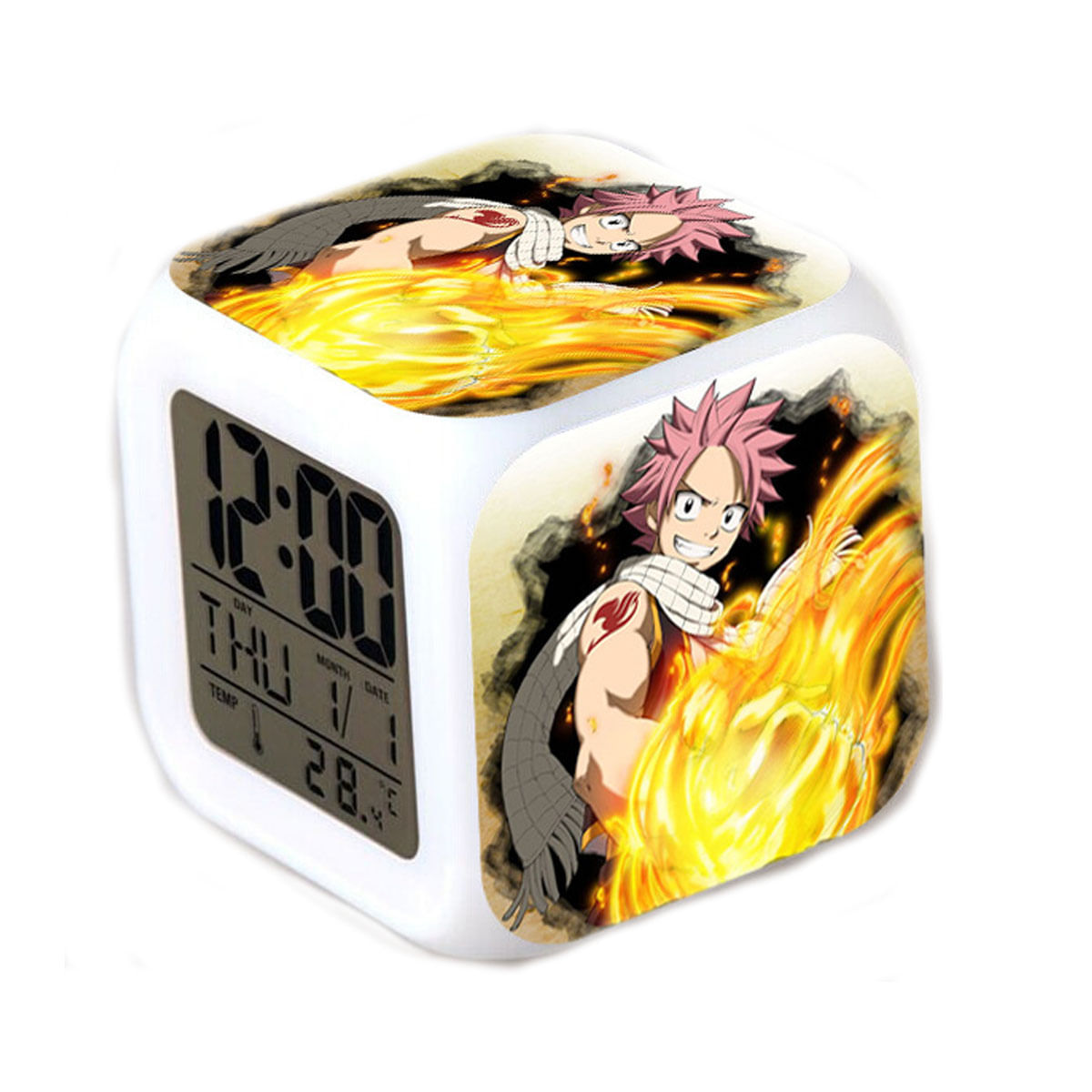 Despertador Fairys Tails Anime Led Digital Com Função Snooze - Carrefour