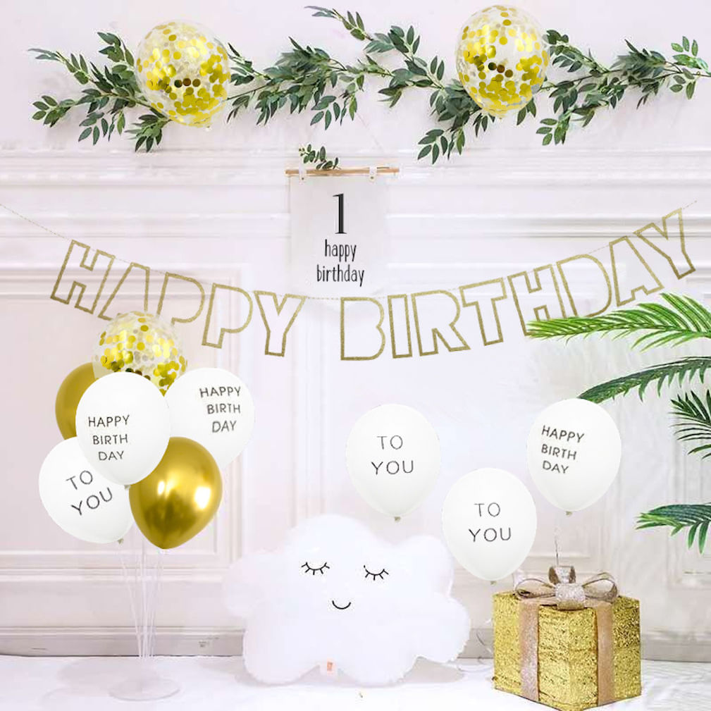 Kit De Balões: Balões De Confete De Látex Para Festas, 26 Unidades De ...