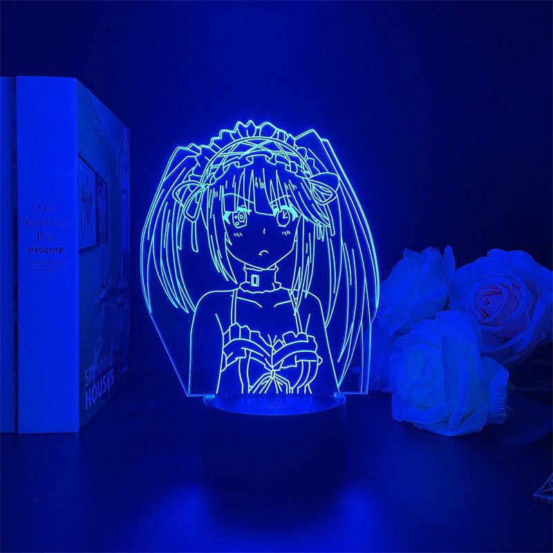 Night Light Dates A Lives Tokisakis Kurumis 3d Led Color Cha - Carrefour