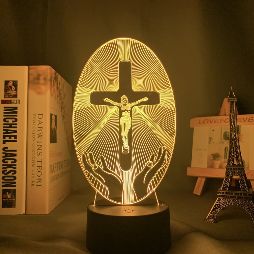 Luz Noturna 3d Celebrity Acrylic Prince Symbol Touch Control - Carrefour