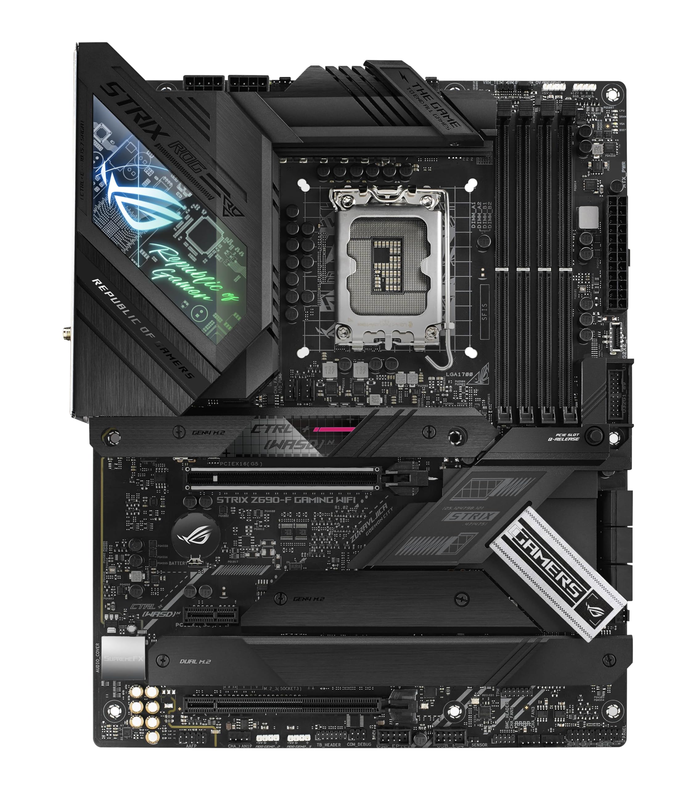 Placa Madre Asus Rog Strix Z690-f Gaming Wifi Intel Lga 1700 - Carrefour