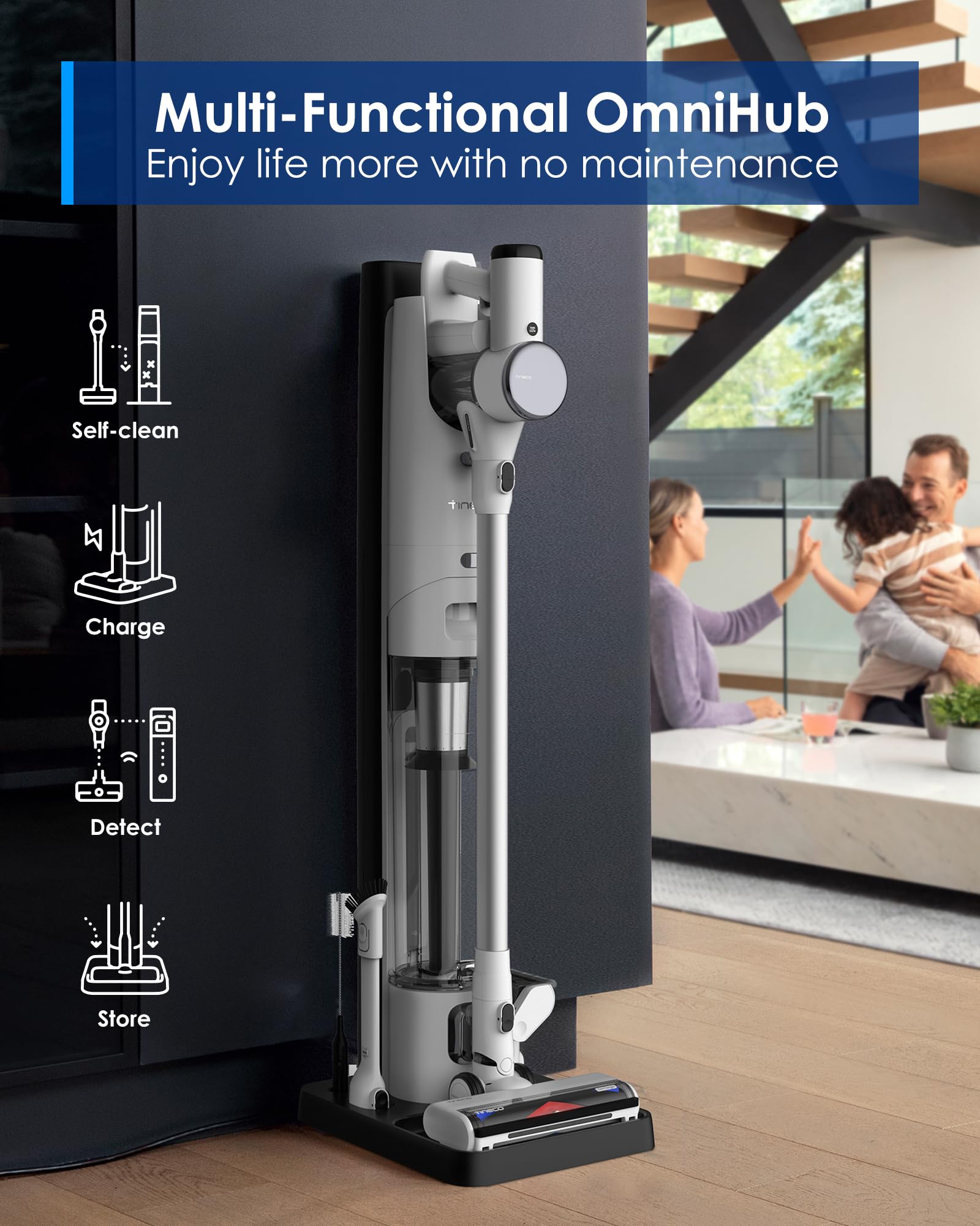 Aspiradora Inalámbrica Tineco Pure One Station 3l Blanca - Carrefour