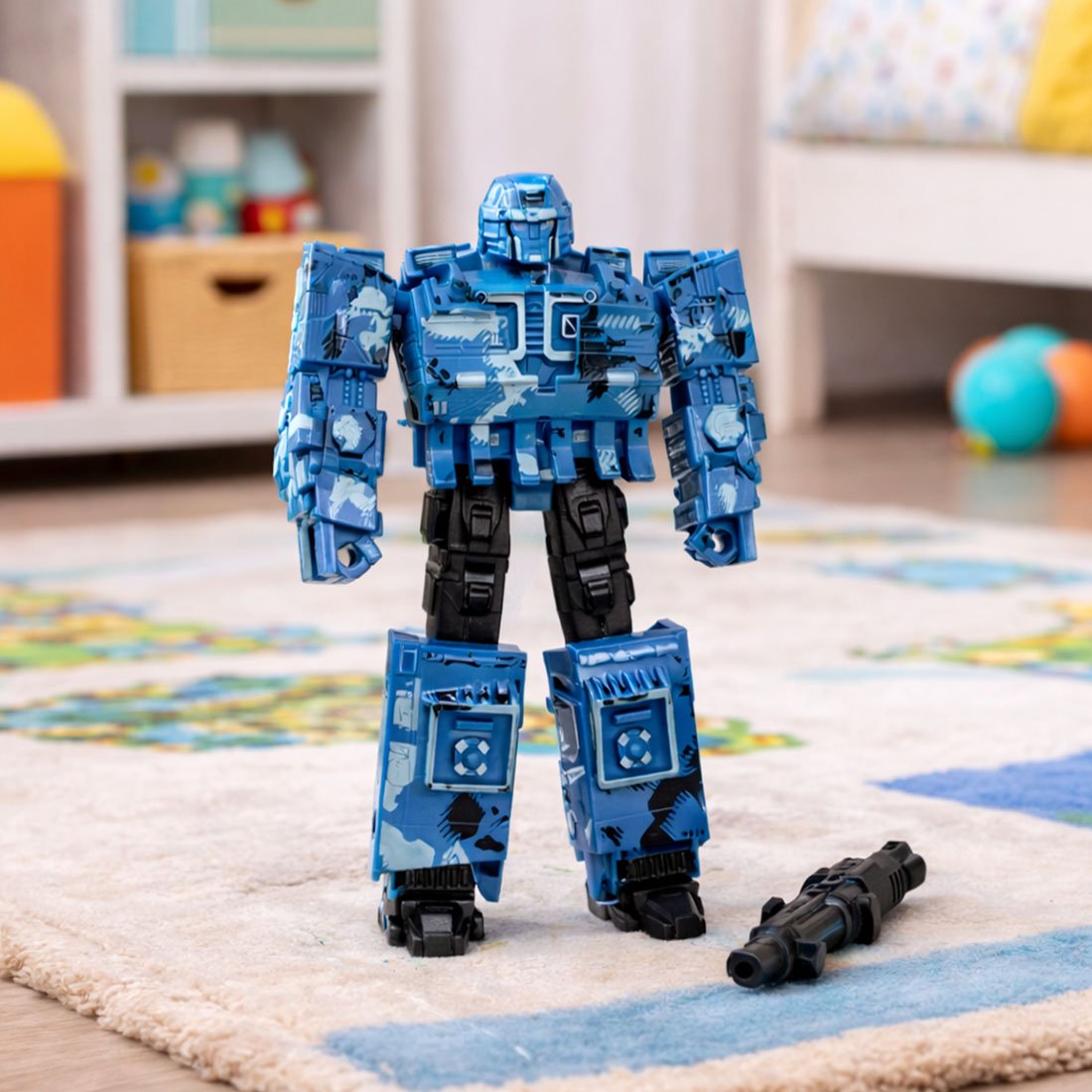 Brinquedo Soldado Robô Acessórios Transforma Carro Militar - Carrefour