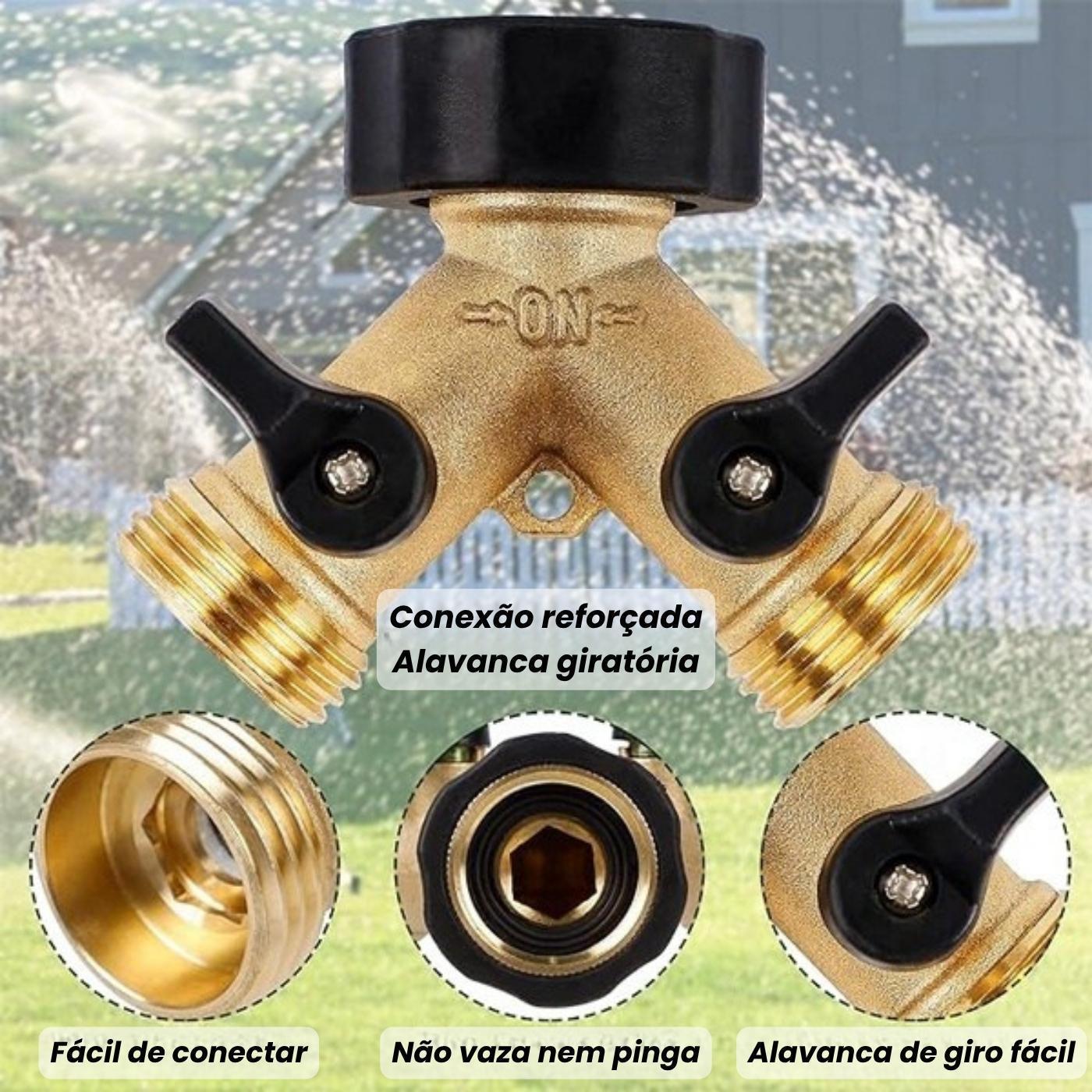 Adaptador De Torneira Em Y Latão Conector 3/4 Polegadas - Carrefour