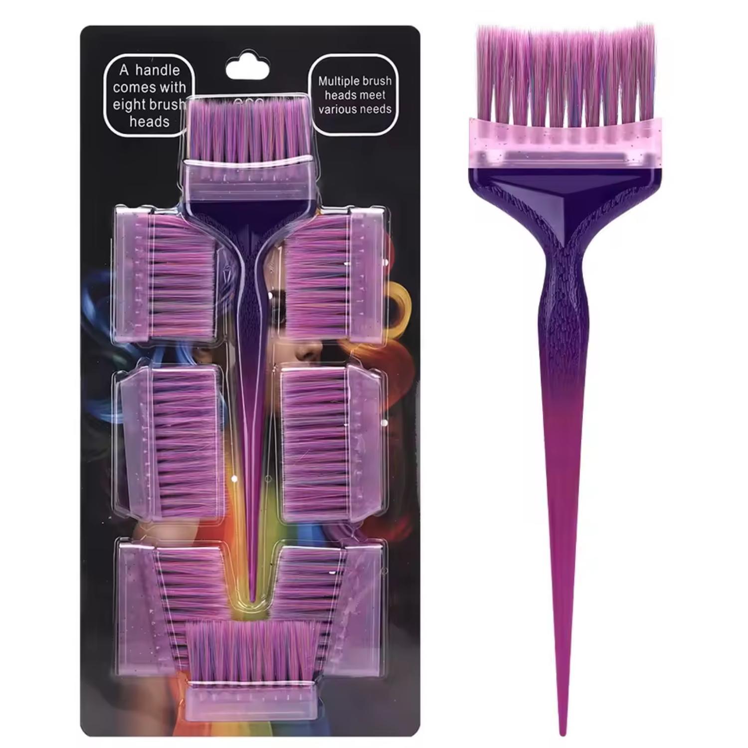 Pincel Tintura Coloração Substituível Mechas Hidratação Roxo - Carrefour
