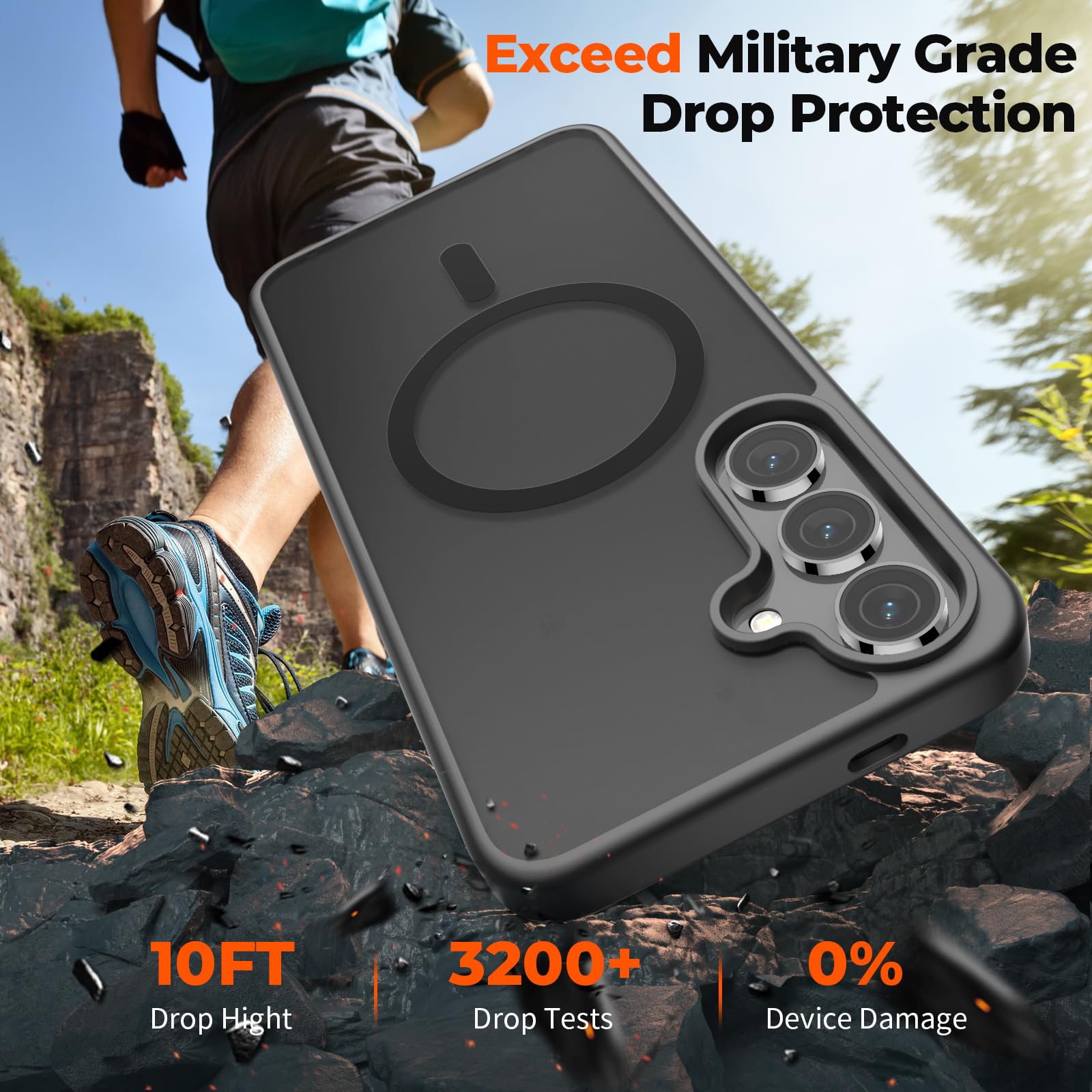 Funda Magnética Supfine Para Samsung Galaxy S24/s25 Plus - Carrefour