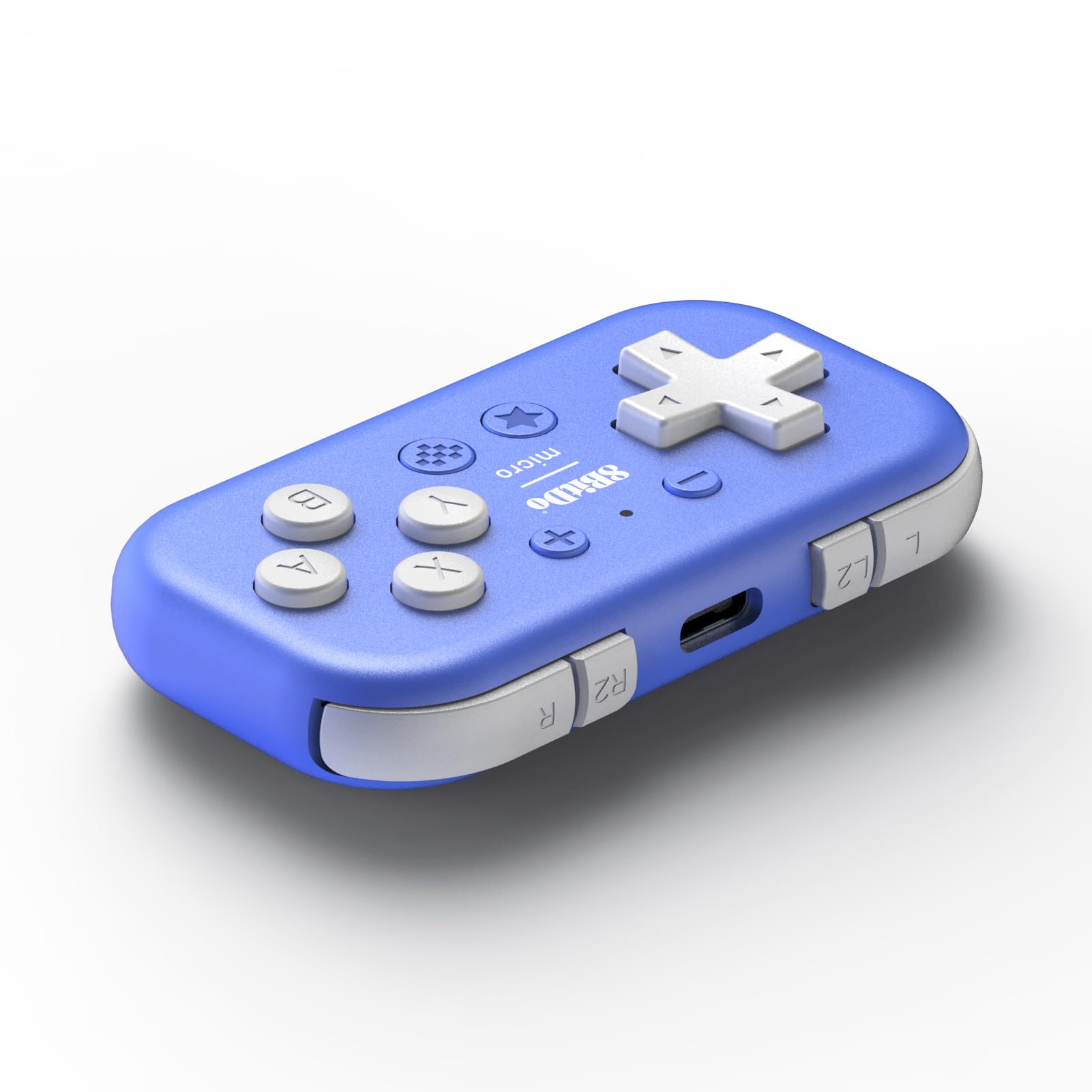 Gamepad 8BitDo Micro Bluetooth De Tamanho De Bolso Para Switch Blue ...