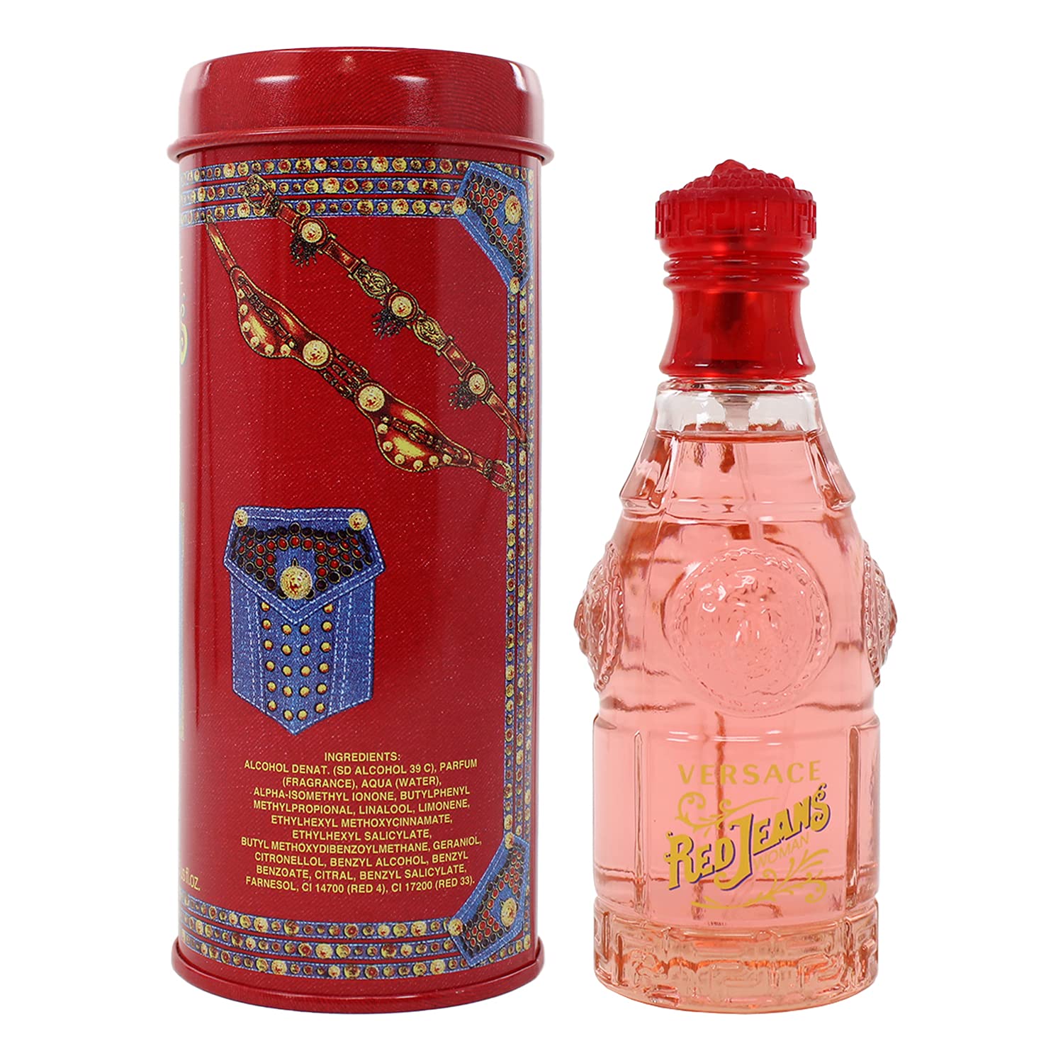 Perfume Versace Red Jeans Eau De Toilette 75ml Para Mulheres - Carrefour
