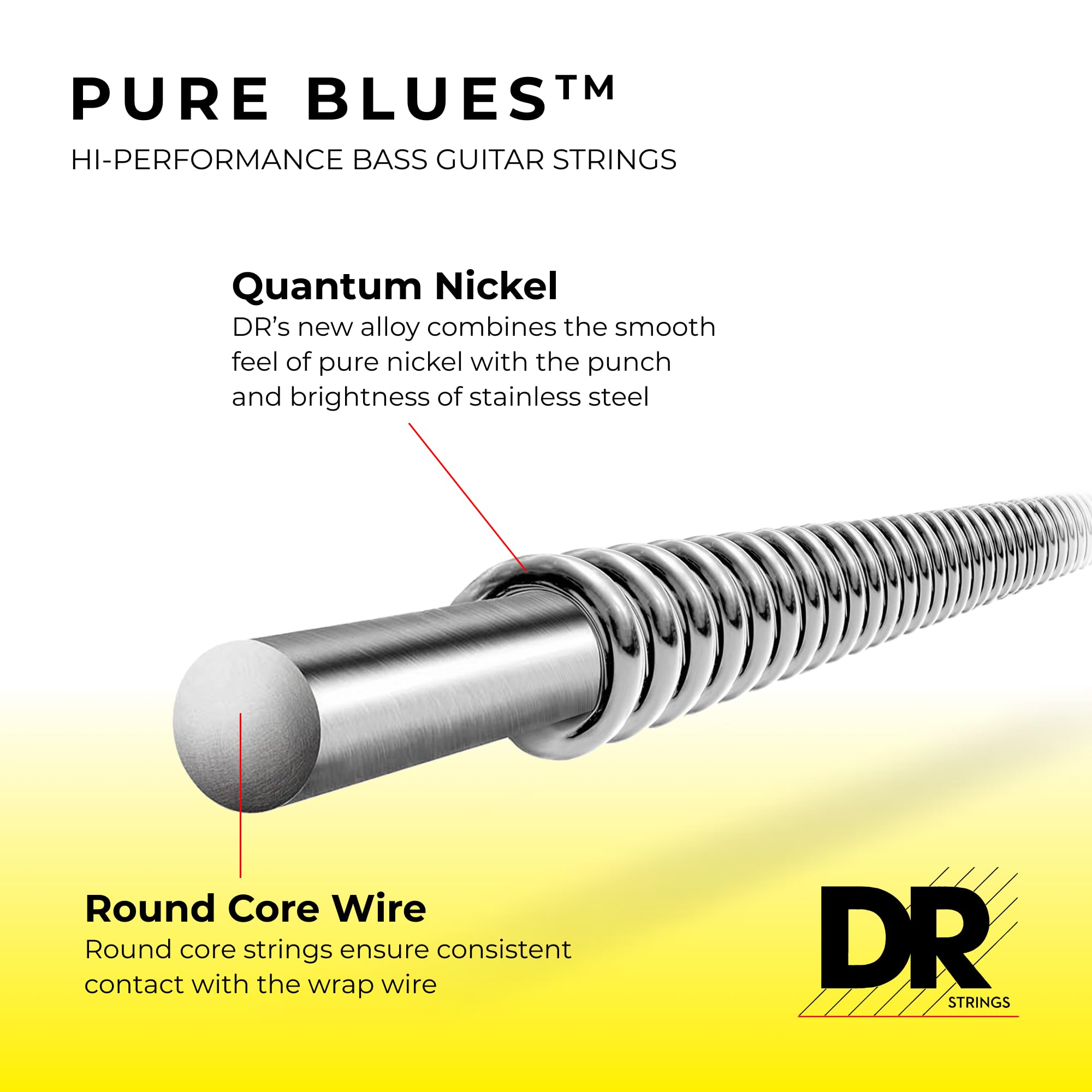 Cordas Para Baixo Dr Strings Pure Blues Pb-45 - Carrefour