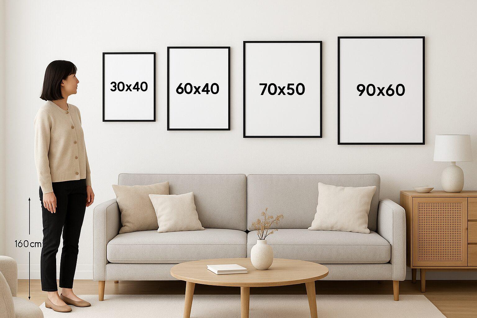 Quadro Canvas Famous Artist Posters 60x40cm Mold Branca - Carrefour