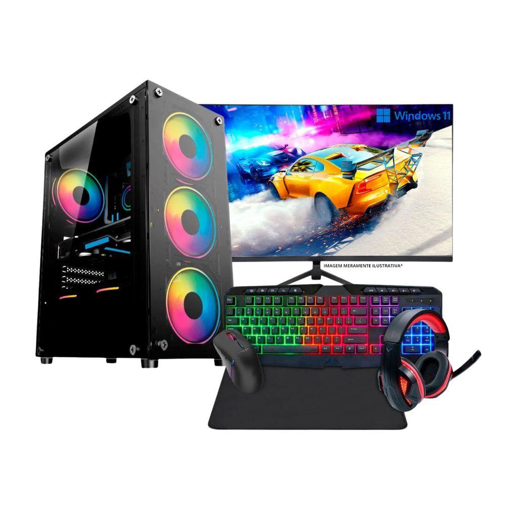 Pc Gamer Completo Intel Core I5 8gb Ssd 256gb Kit Gamer Com Headset ...