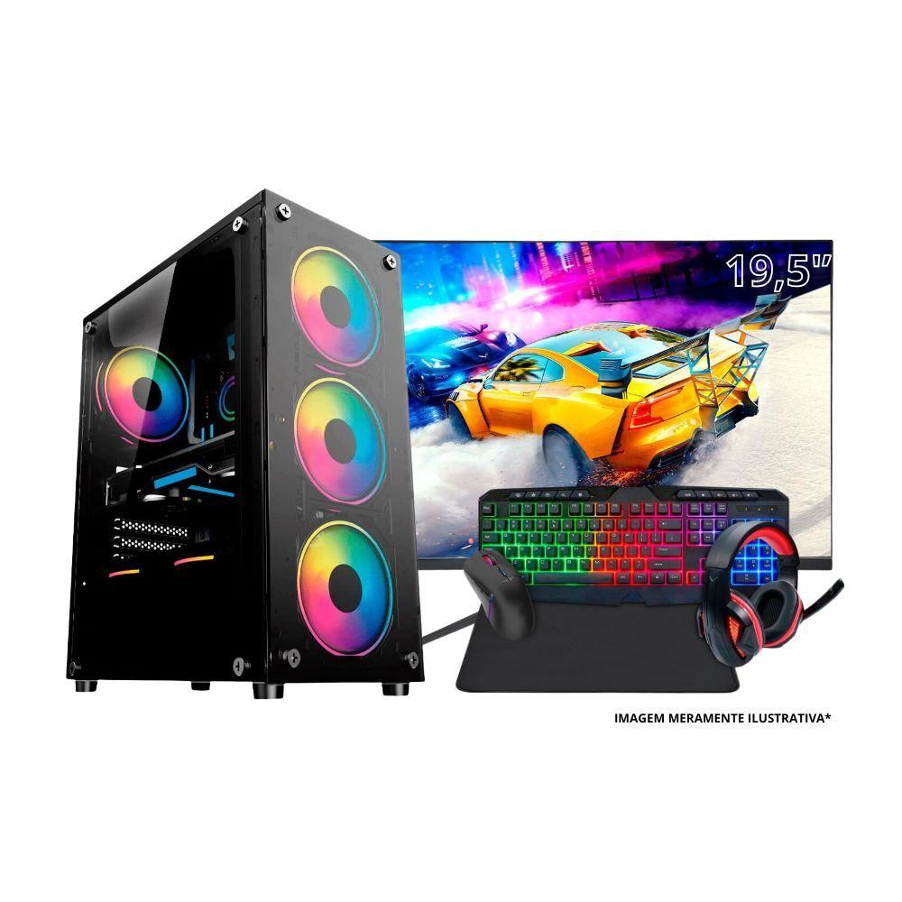 Pc Gamer Computador Completo Intel Core I7 16GB SSD 512GB Kit Gamer ...