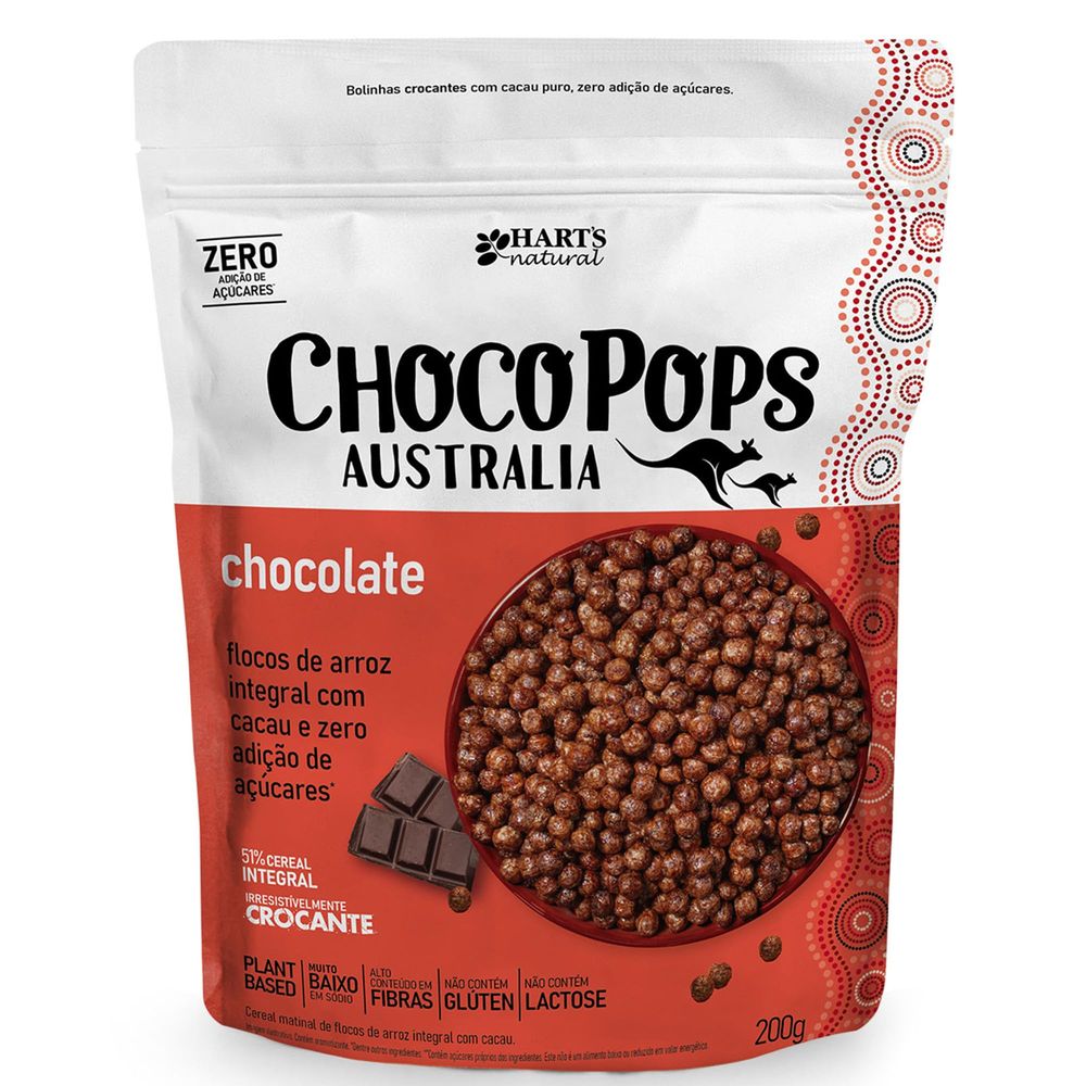 Cereal De Chocolate Chocopops Australia Harts 200g - Carrefour