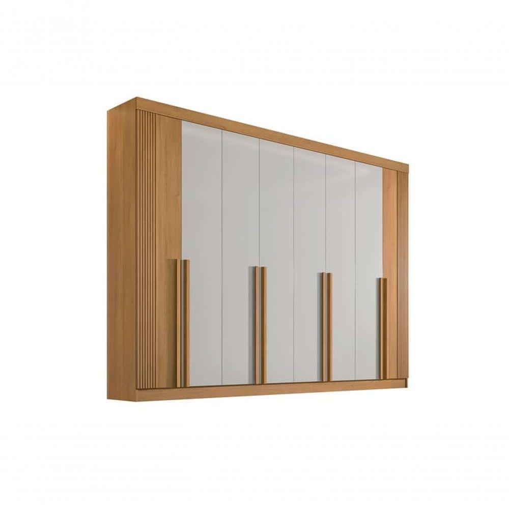 Guarda Roupa Casal Grande 8 Gavetas - Daymont-cinamomo-off White ...