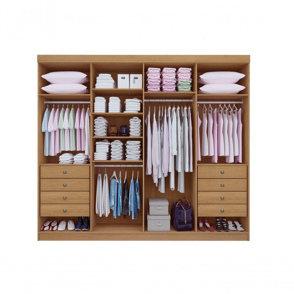 Guarda Roupa Casal Grande 8 Gavetas - Daymont-cinamomo-off White ...