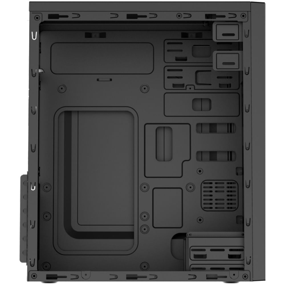 Gabinete Gamer Kalkan Veld Lite Rgb S/fan S/fonte Atx Midtower Fita Led ...