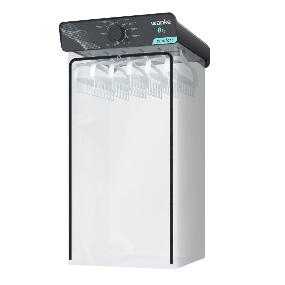 Secadora De Roupas De Parede Wanke Swca080 Timer 120 Minutos 8kg ...