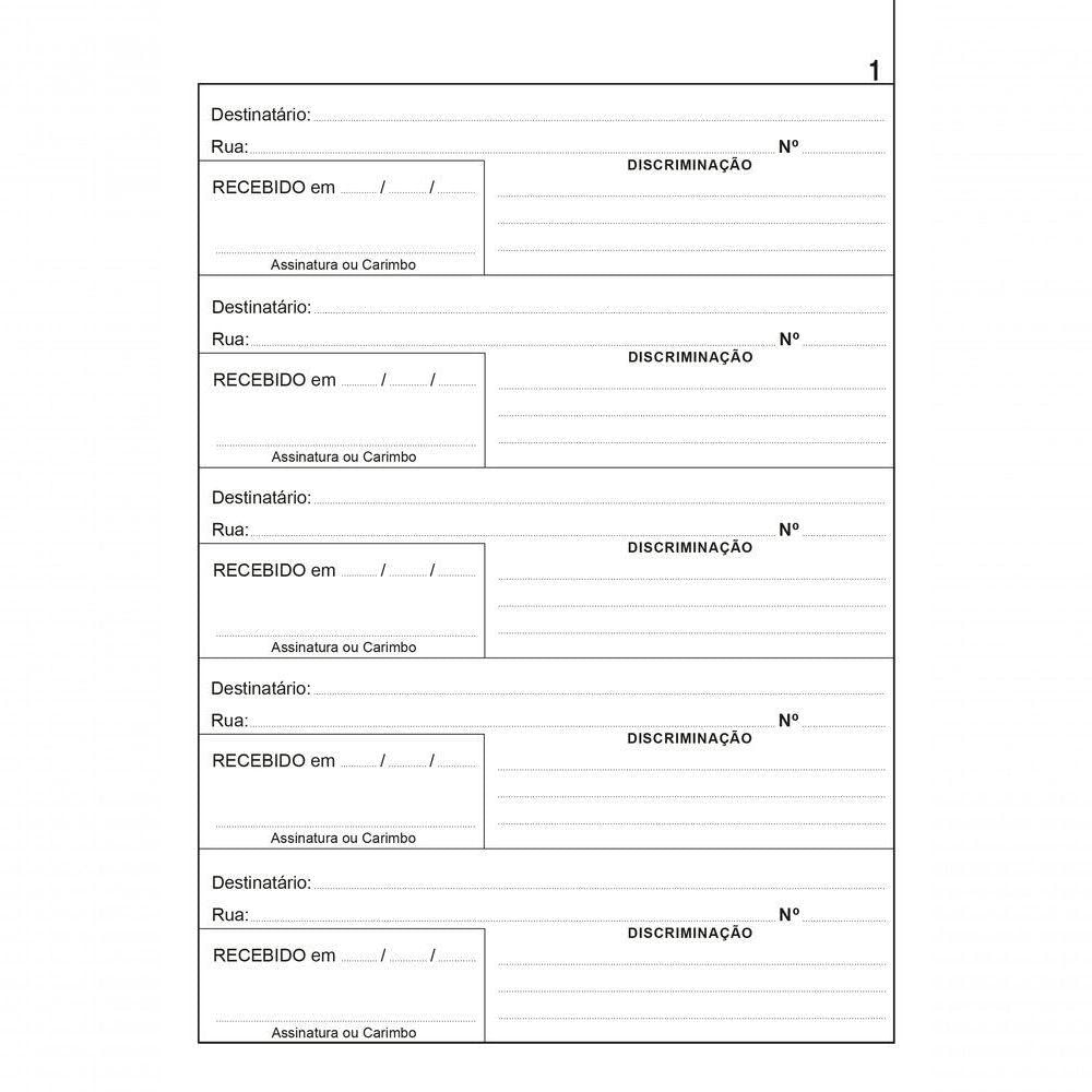 Livro Protocolo De Correspondência 104 Folhas 22,5cm X 16cm X 1cm Azul ...