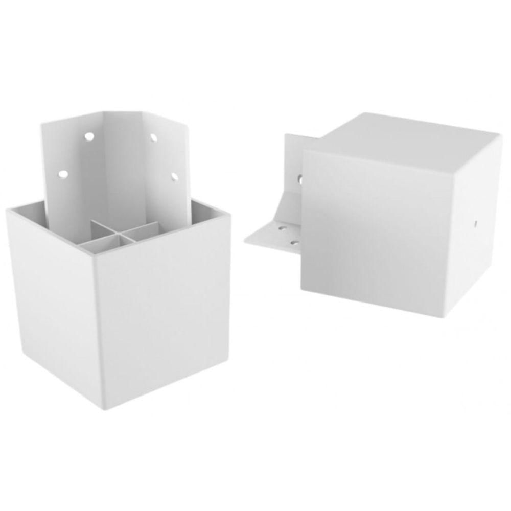Kit 8 Pés Para Guarda Roupa Reguláveis Cantoneira 70mm Branco Tna Decor ...