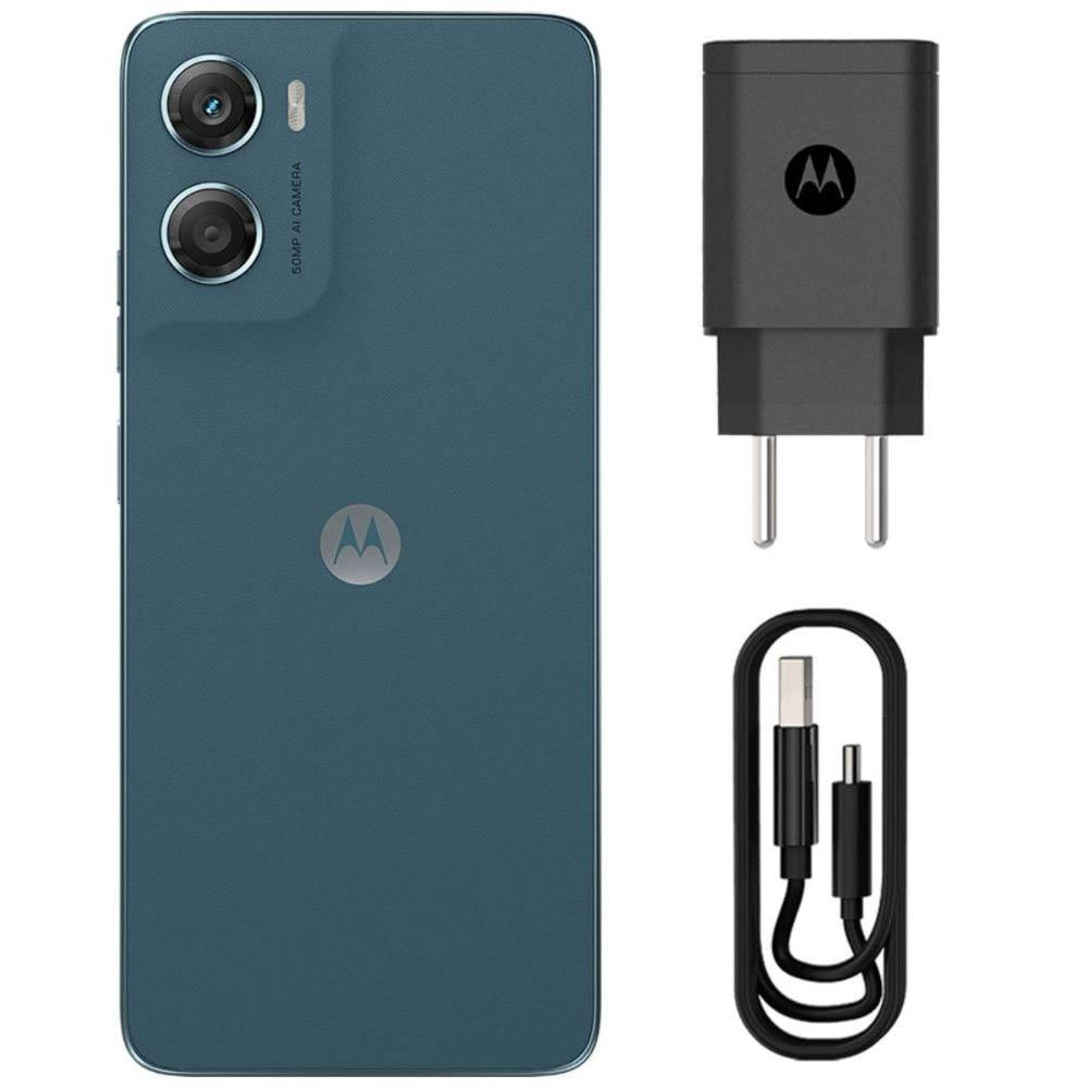 Smartphone Moto G06 128GB 12GB Ram Câmera Traseira 50MP Azul Marinho ...