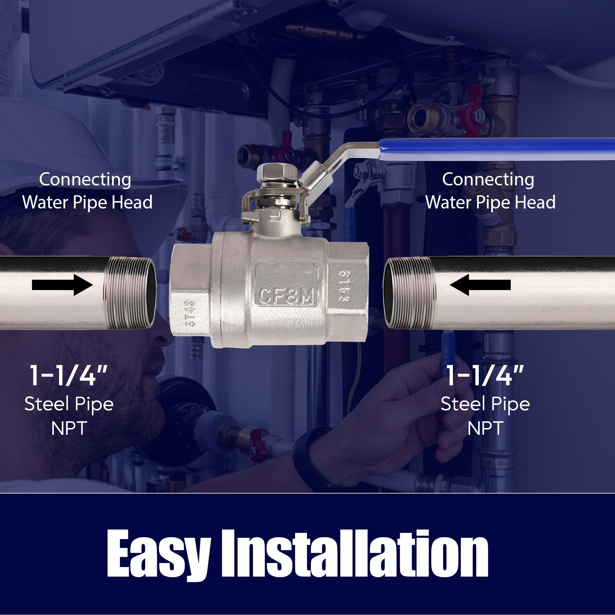 Válvula De Esfera Midline Valve 1-1/4" Em Aço Inoxidável 316 - Carrefour