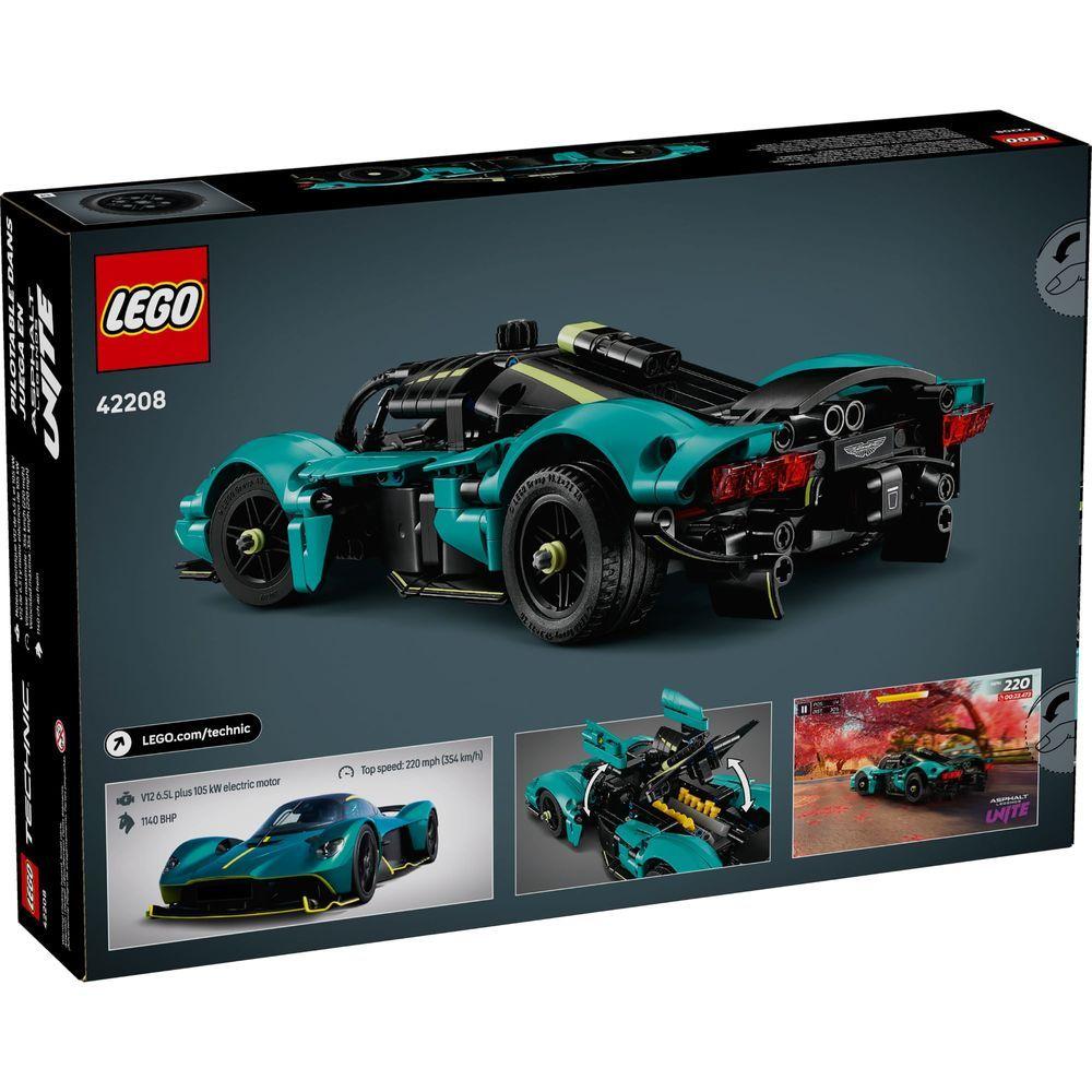 Kit De Construção Aston Martin Valkyrie 707 Peças Motor V12 Azul Lego ...