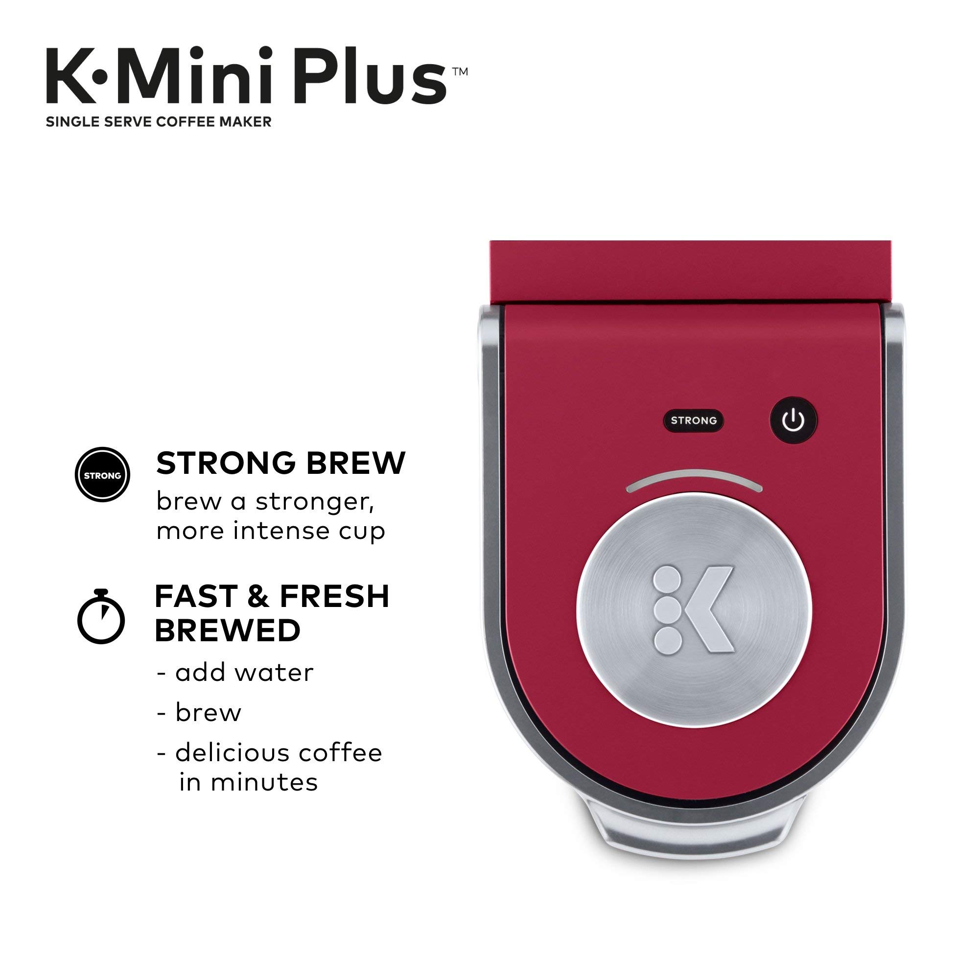 Cafeteira Keurig K-mini Plus Monodose Vermelho Cardinal - Carrefour
