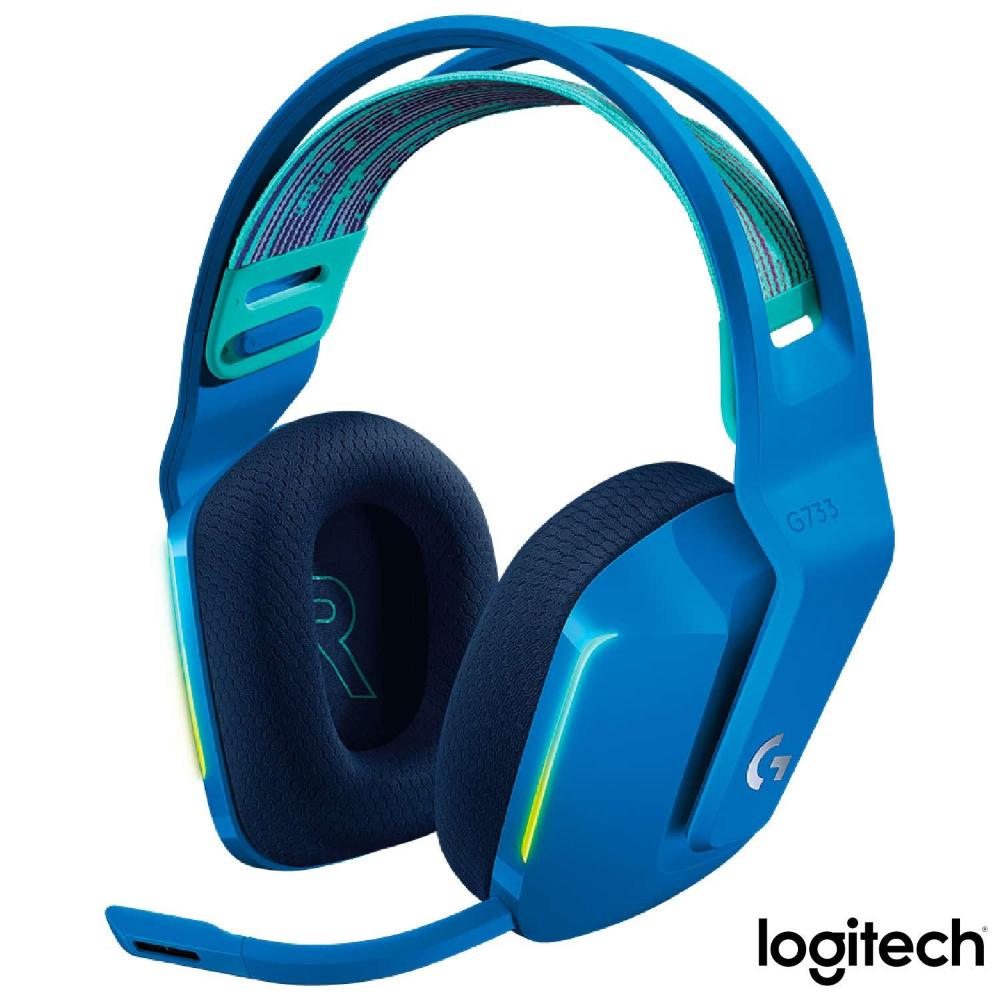 Headset Gamer Sem Fio Rgb Logitech G733 Azul - 981-000942 - Carrefour
