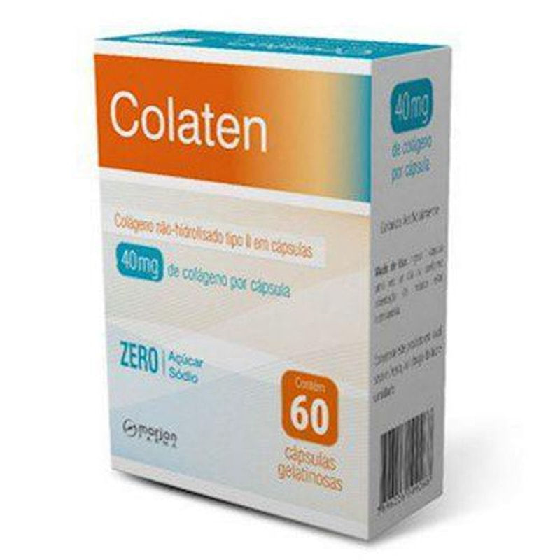 Colaten 60 Capsulas Marjan..Colaten colágeno não-hidrolisado tipo ii em ...