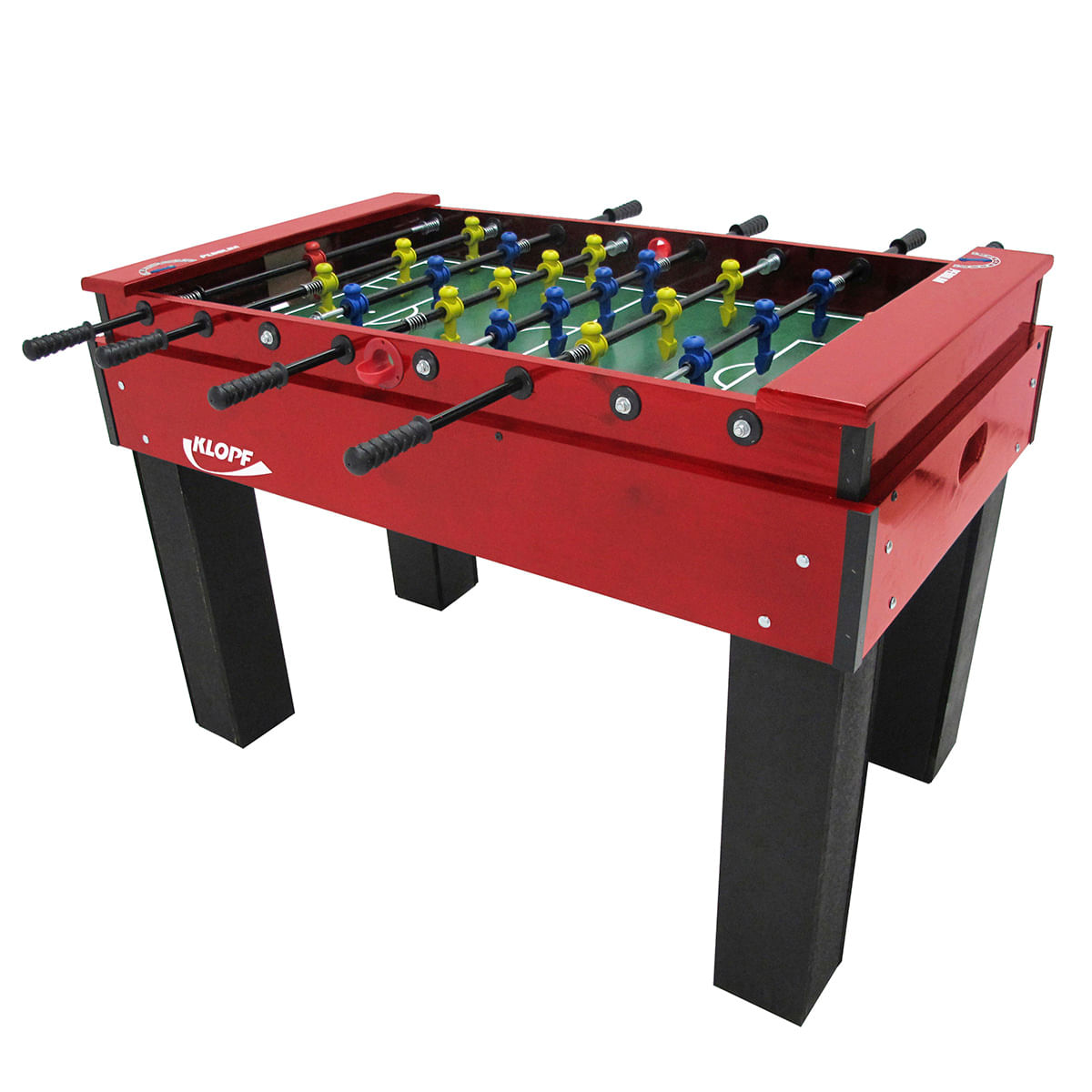 Mesa de Pebolim Luxo 4 Jogadores em Madeira Pinus - Klopf 1051 ...