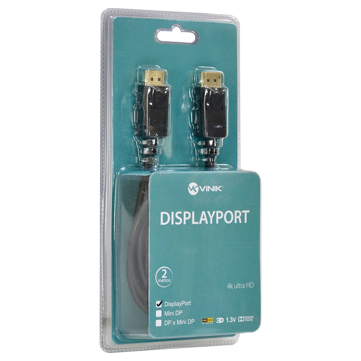 CABO DISPLAYPORT 1.3V ULTRA HD 60HZ 3 METROS - DP13-3 - Carrefour