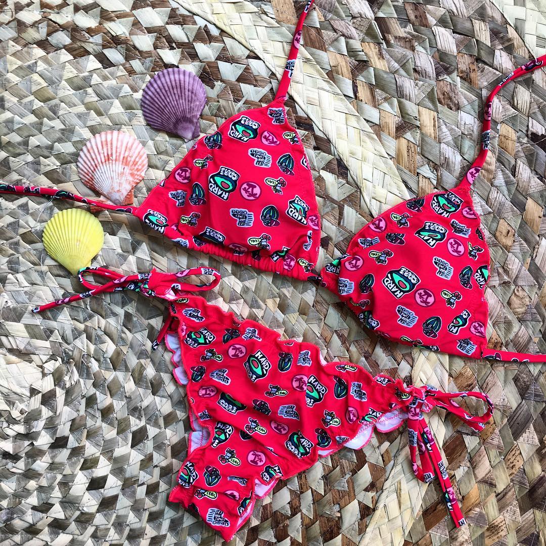 Biquíni Cortininha Super Lindo Calcinha Empina Bumbum Sutiã Com Bojo Sutiã 88 Poliester 12