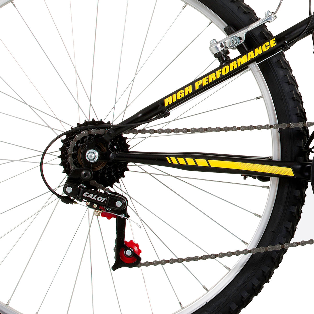 Bicicleta Caloi Aro 26 - 21 Marchas Andes Mountain Bike Preta ...