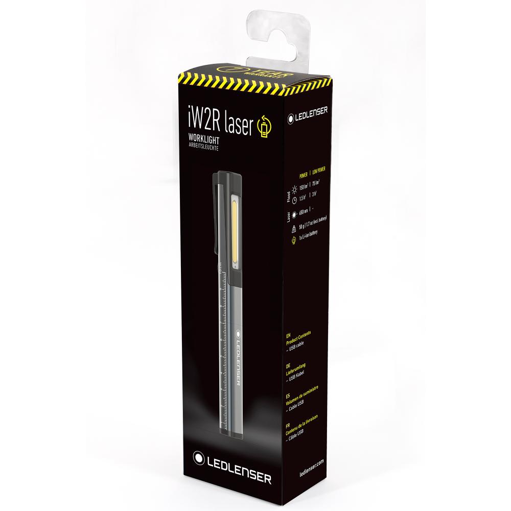Lanterna industrial Worklight 2 em 1 LedLenser iW2R LaserLanterna de ...