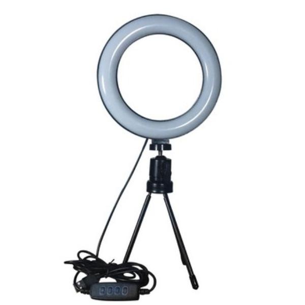 KIT YOUTUBER RING LIGHT FILL LED RIGLITH MINI TRIPÉ MESA FLEXÍVEL ARTICULADO VERTICAL HORIZONTAL ...
