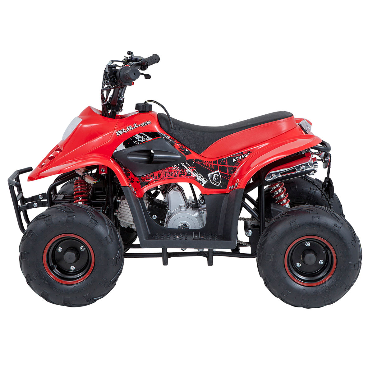 Mini Quadriciclo Elétrico Bull Motors à Gasolina 50cc Velocidade Máxima ...