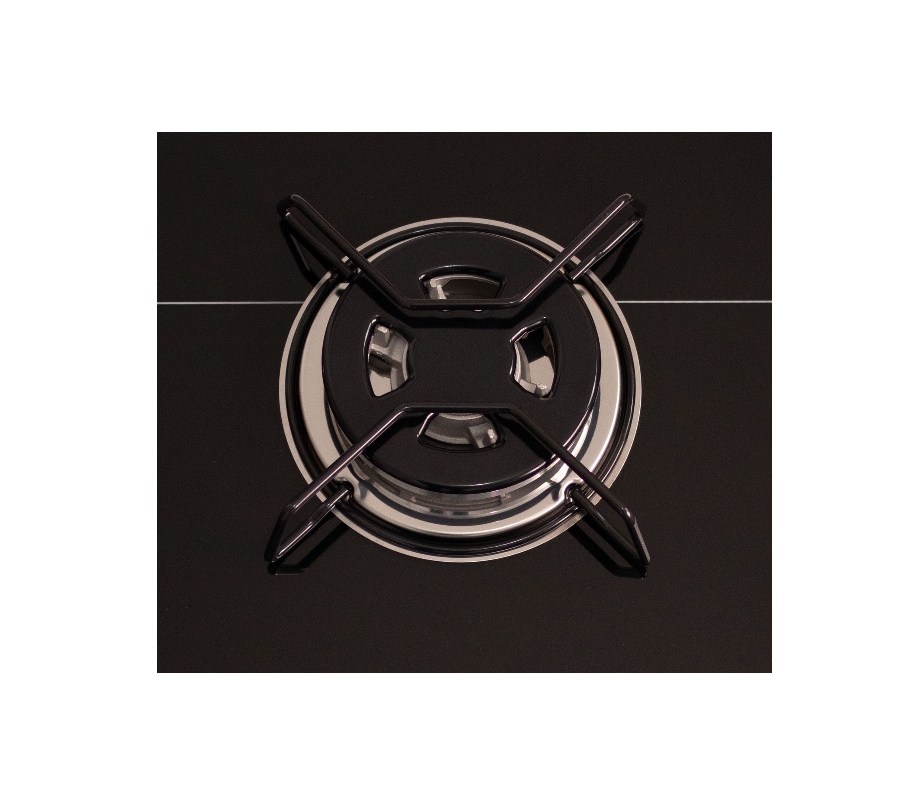 Fogão Cooktop 5 Bocas Preto Bivolt ChamaluxCaracterísticas:- Mesa de ...