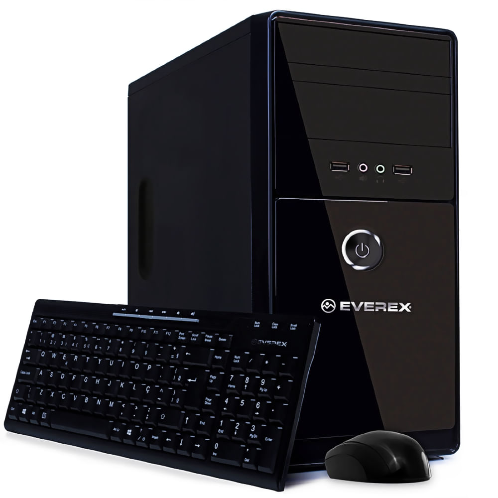 Computador Desktop Everex Intel Core i5 8GB HD 1TB DVD HDMI Windows 10 ...