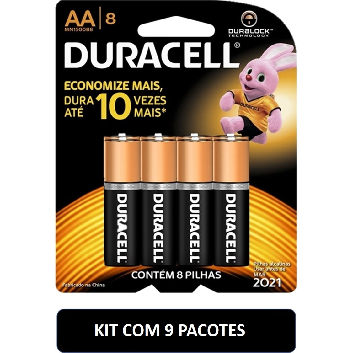 Kit Duracell Duralock Pilhas Alcalinas AA com 72 Unidades - Carrefour ...