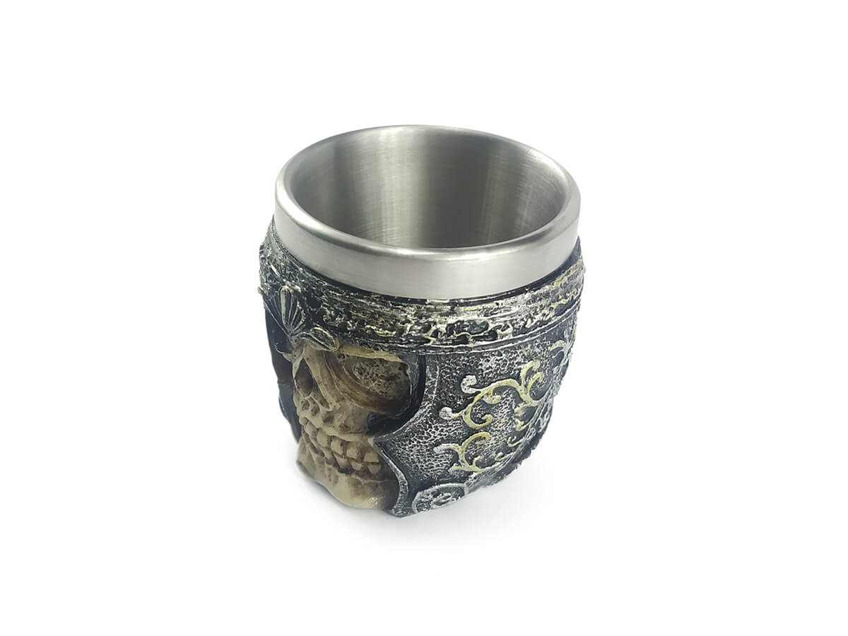 Características: Copo Shot Medieval Caveira Guerreiro Viking, lindo ... Características: Copo Shot Medieval Caveira Guerreiro Viking, lindo ...