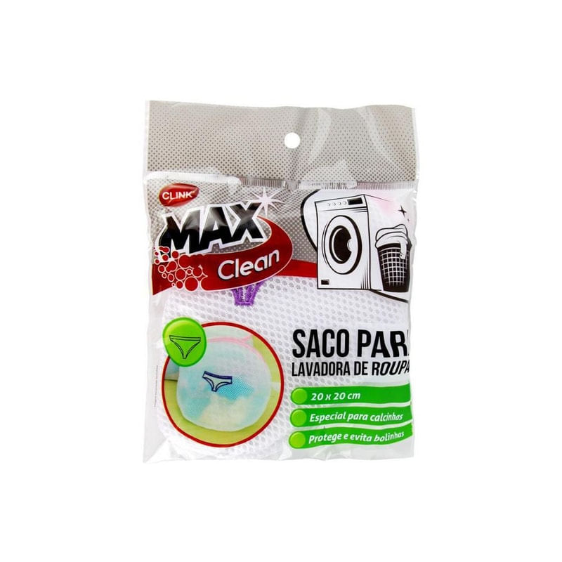 Saco para Lavadora de Roupas 20x20cm Max Clean Clink . Especial para ...