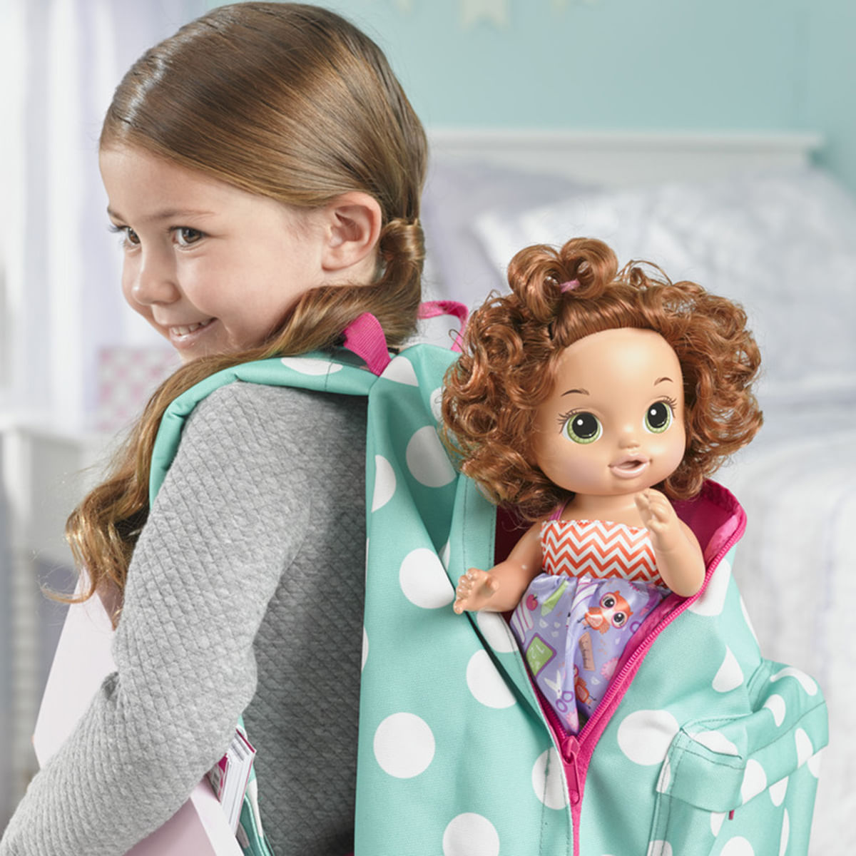 Boneca Baby Alive Escolinha 34,3cm Hasbro Morena - Carrefour - Carrefour